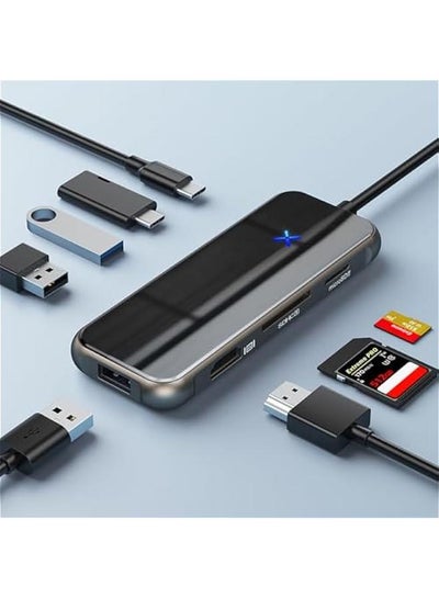 USB C Hub8 in 1 Type C Hub Multiport Adapter with 4K30Hz PD Power ...