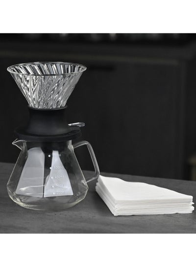 Smart Coffee Dripper Set: Manual Pour Over Coffee Maker with Glass ...