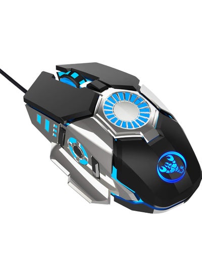 Macro Programmable Gaming Mouse Colorful Breathing Light Gaming Mouse ...
