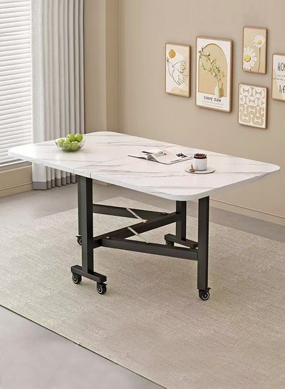 Multipurpose Use Foldable Dining Table Moveable Kitchen Table Portable ...