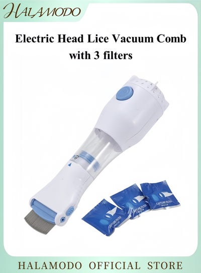Electric Head Lice Vacuum Comb Electric Comb Lice Removal for Hair ...