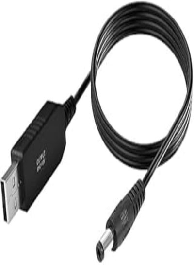 USB Power Cable DC 5V to 12V USB Power Supply Cable with DC 5.5 x 2.1mm ...