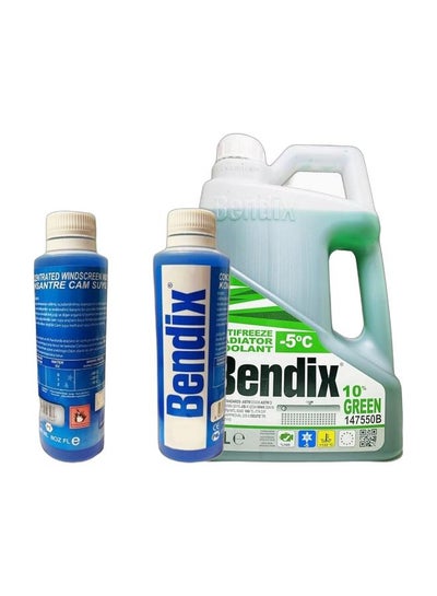 Bendix Concentrated windscreen washer 236 ML & Bendix Anti-Freeze -5 ...