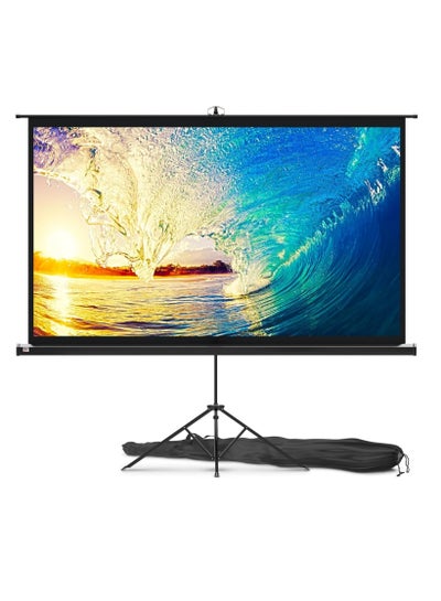 Projector Screen with Stand,84 Inch Portable Indoor Outdoor Projection ...