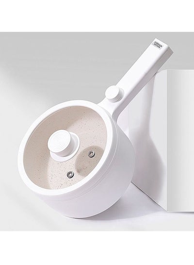 Electric Skillet Cooking Pot 220V Desktop Mini 1.5L Ceramic Glaze Non ...
