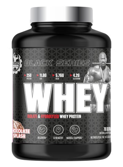 Black Series Isolate & Hydrolyzed Whey Protein 5 Lbs (76 Servings ...