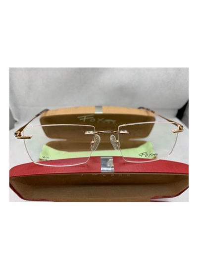 Rimless Square Eyeglass Frame 3015-C-3 price in Egypt | Noon Egypt ...