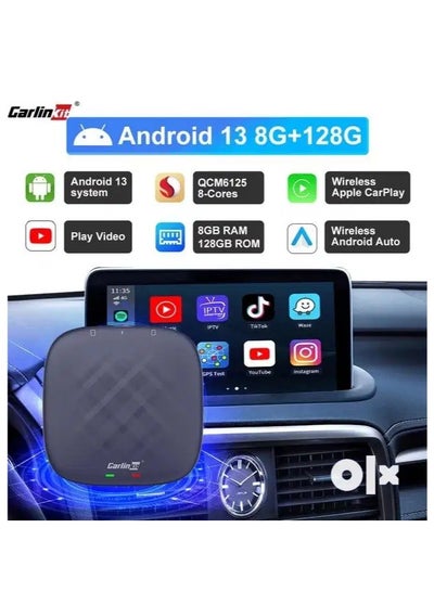Ai Box 8+128GB Android 13.0 Carlinkit CarPlay Ultra Series With Powerful Qualcomm QCM6125, Comes ...