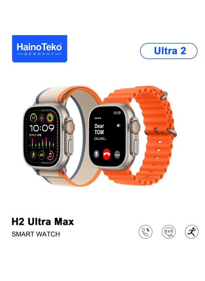 Haino Teko Germany H2 Ultra Max Smart Watch 49MM Full Screen AMOLED ...