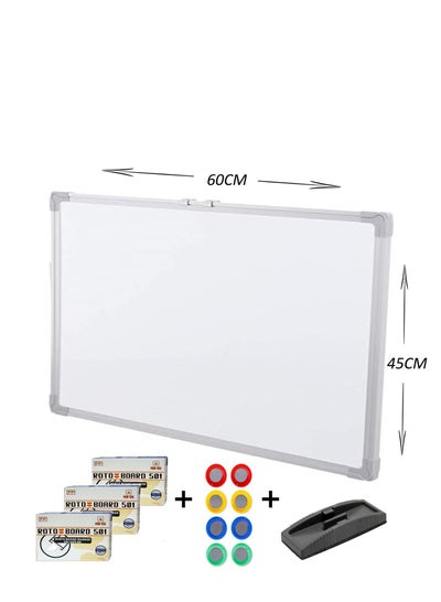 سعر Set of Whiteboard 45CMx60CM with 3 Packs of Roto whiteboard marker ...