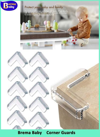 12 Pack Corner Guards Baby Proofing Corner Covers High Resistant ...