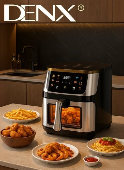 DX3409 Smart Multi-Function Air Fryer, 8L Capacity, Color Touchscreen ...