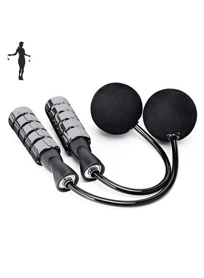 Cordless Jump Rope - Adjustable Ropeless Skipping Rope with Two Balls ...