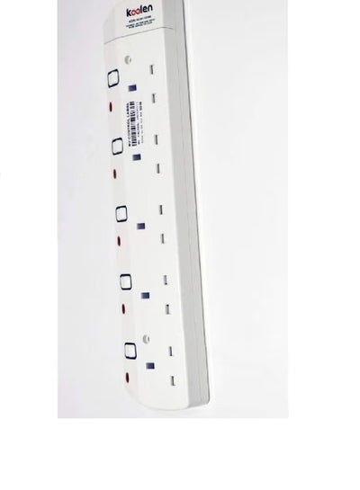 Koolen Plug Socket with Five Plugs, 5 Meter Cable Length price in Saudi ...