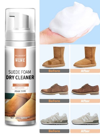 Multipurpose Suede Foam Cleaner Nubuck Bubble Cleaner Restores Color ...