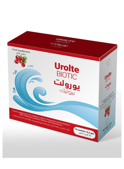 Urolte biotic potassium extract and probiotics 14 sachets/5.5gm price ...