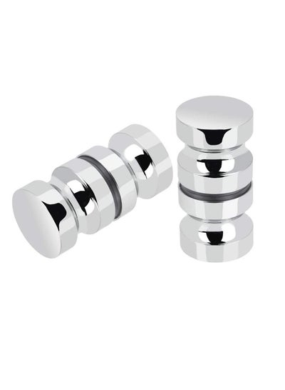 2 Set Shower Screen Handle Bathroom Door Handle Knob with Solid ...