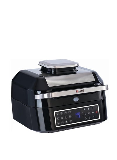 EDISON ELECTRIC Air Fryer Black Steel 12 Functions 6.5L 1800W price in ...