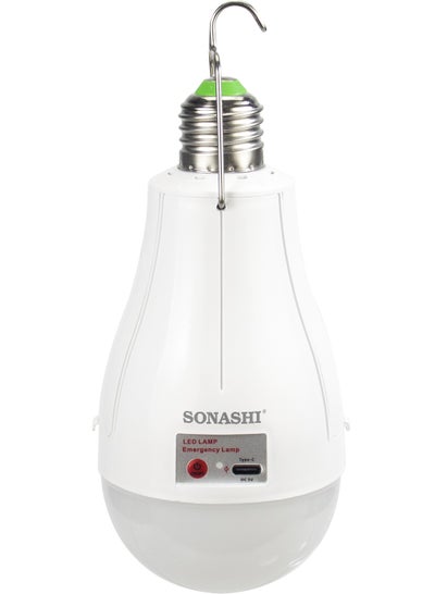 Rechargeable LED Bulb with Hanging Hook Included | Extra B22 Adaptor ...