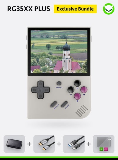 RG35XX Plus Retro Handheld Game Console 3.5-inch IPS Screen 35 Systems ...