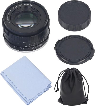 50mm F1 7 Full Frame Manual Lens Aluminum Alloy 42mm Thread Mount Large ...