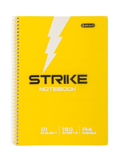 Bravo Strike Notebook - 150 Sheets - A4 Size - Yellow price in Egypt ...