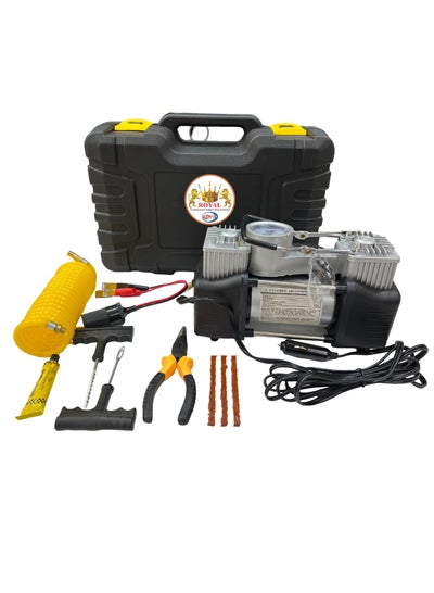 ROYAL - Portable Two Cylinder Air Compressor with Instrument Multi ...