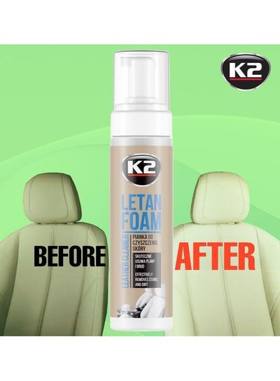 K2 Letan Foam Leather Cleaner Effectively Removes Stain And Dirt Car ...