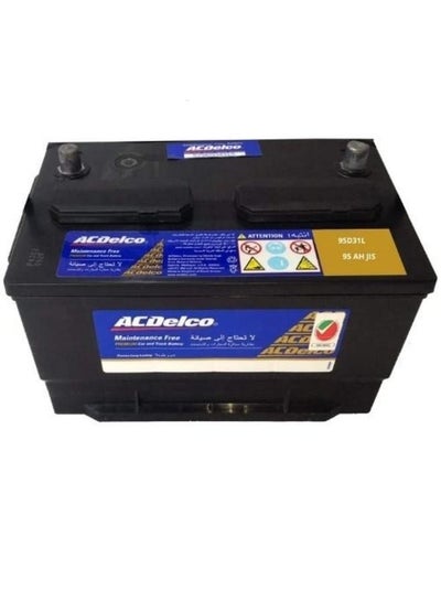 AC Delco - 95D31L Left Terminal 12V JIS 95AH Car Battery price in UAE ...