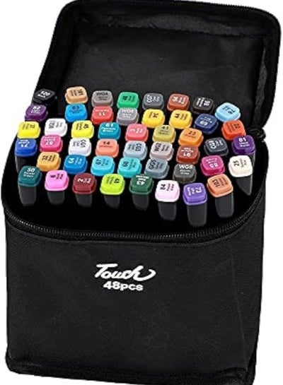 Vinsh Enterprise Alcohol Brush Markers,48 Colors Art Markers Sketch ...