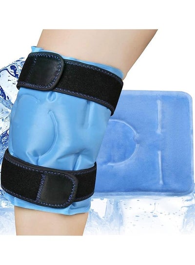 Knee Ice Pack for Injuries Reusable Gel Ice Wrap for Leg, Knee ...