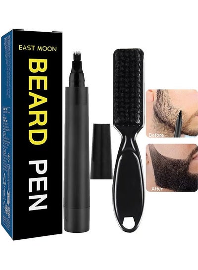 Beard Filler Pen, Waterproof Beard Pen Beard Styling Pen, Black Beard ...