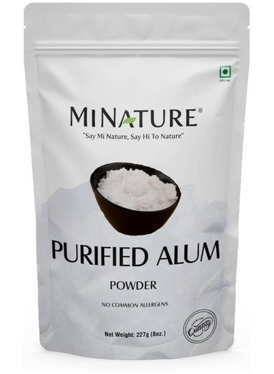 Purified Alum Powder (phitkari) by mi Nature | 227g(8 oz) (0.5 lb ...