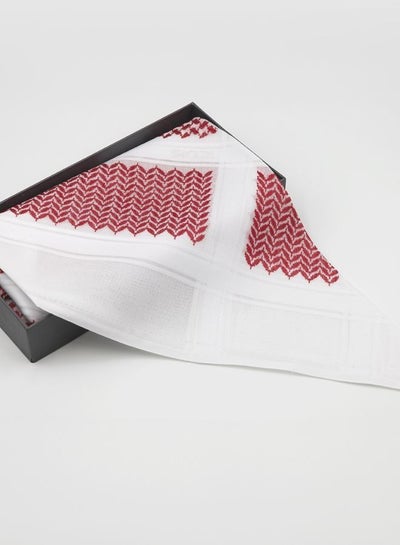 Saudi Andalusia Shemagh (white * red) price in Saudi Arabia | Noon ...