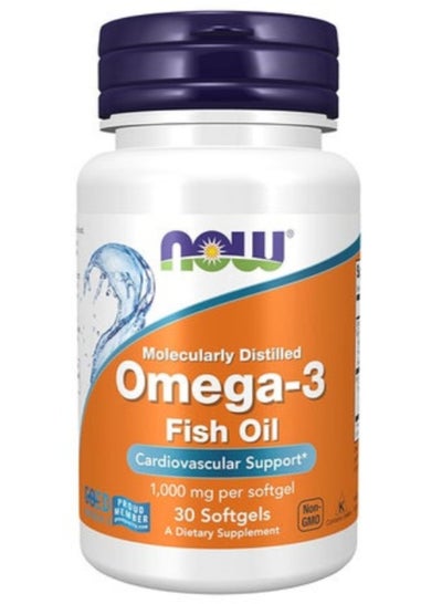 Molecularly Distilled Omega-3 Supplement, 30 Softgels price in Saudi ...
