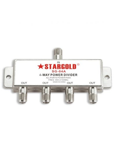 4 Way Power Divider for Satellite Signal Distribution with All Ports ...
