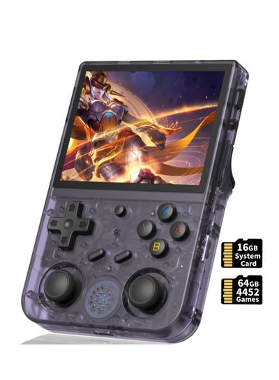 RG353V Retro Handheld Game with Dual OS Android 11 and Linux, RG353V with 64G TF Card Pre ...