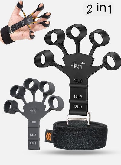 Hand Grip Strengthener Trainer Forearm Hand Exerciser 6 Adjustable ...