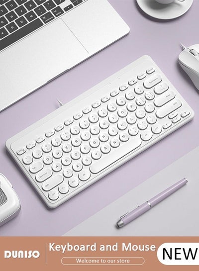 Gaming Wired Keyboard and Mouse Combo Full-Sized Ergonomic Keyboard ...