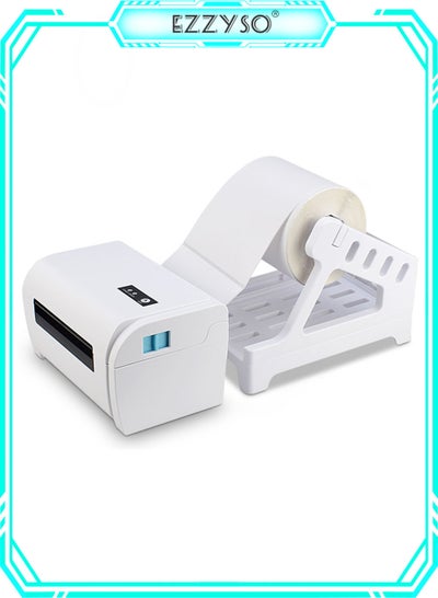 Thermal Label Printer with Paper Holder USB Bluetooth Connection ...