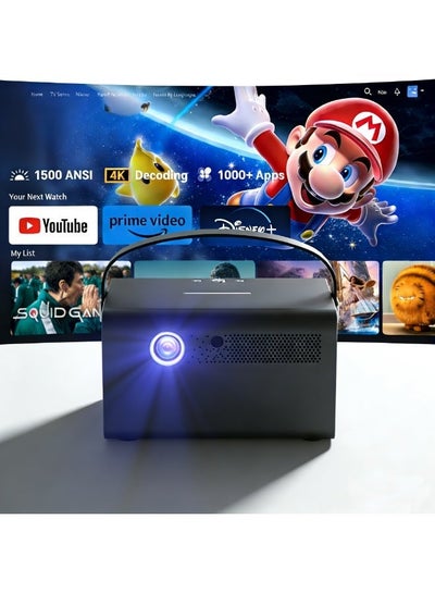 CRONY V7 Pro 4K Smart Projector with BT Speaker Pro | HD Home Theater ...