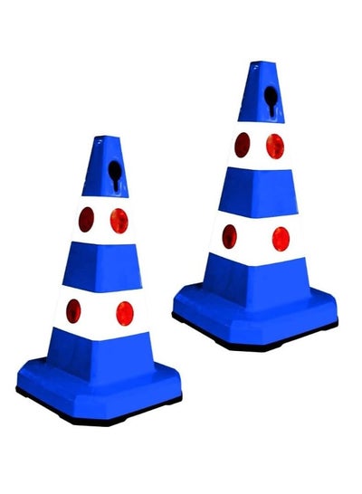 Berry 2-Pc Safety Traffic Cones 620MM | Unbreakable Solid Body ...