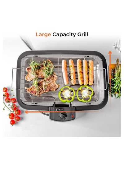Portable Electric Smokeless Barbecue 2000W High Power Grill Indoor BBQ ...