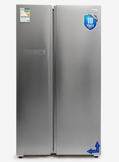 Ugine Refrigerator 564 L, 19.89 Cu.Ft, SIDE BY SIDE, Steel - URSBSM565 ...