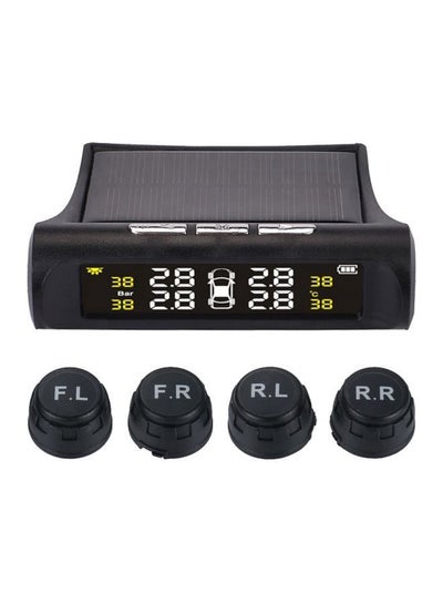 Car Tire Pressure Solar Energy Monitoring System With 4 External ...