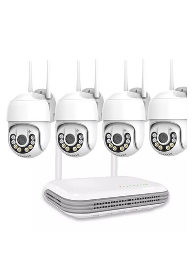 NV1 2MP Outdoor Security Camera System Wireless Surveillance NVR Kits ...