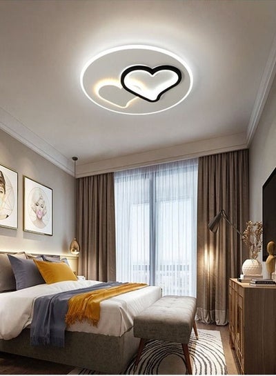 Modern Heart LED Ceiling Light for Living Room Dining Bedroom Kitchen ...