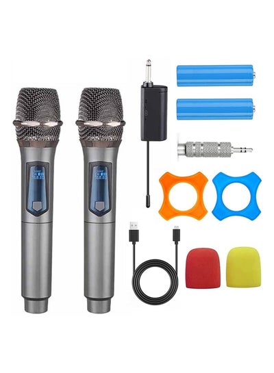 Wireless Microphone, DMG UHF Handheld Dynamic Mic Karaoke System with ...