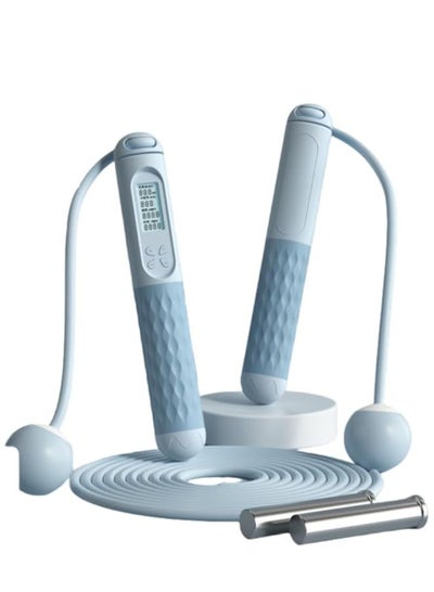 Cordless Jump Rope with Counter - Ropeless Jump Rope 2 In 1 Skipping ...