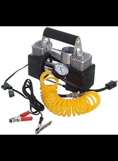 Ultra Heavy Duty 2 Cylinder 12v Auto Air Compressor 60 Liter per minute ...